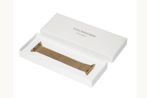 Custom Logo White Paper Watch Strap Box Packaging With Lid
