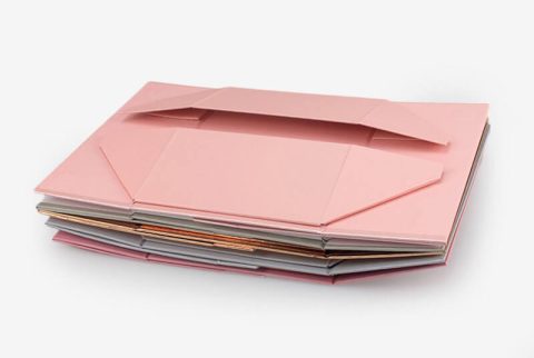 Nice Custom Paper Foldable Magnetic Gift Box Flat Pack Easy Fold Box
